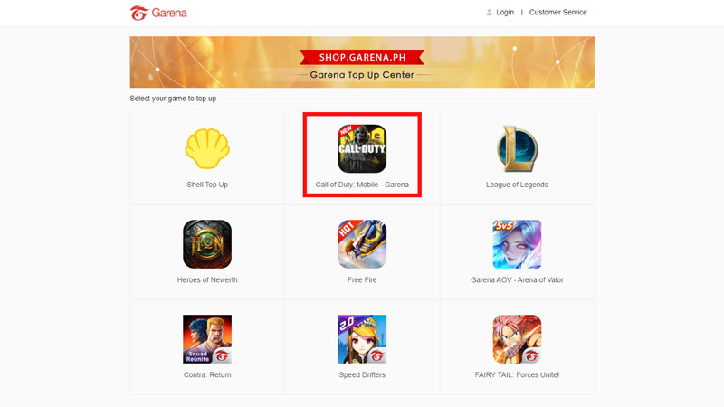 Garena CODM Top Up Center - Convert Shells To Call Of Duty Mobile CP