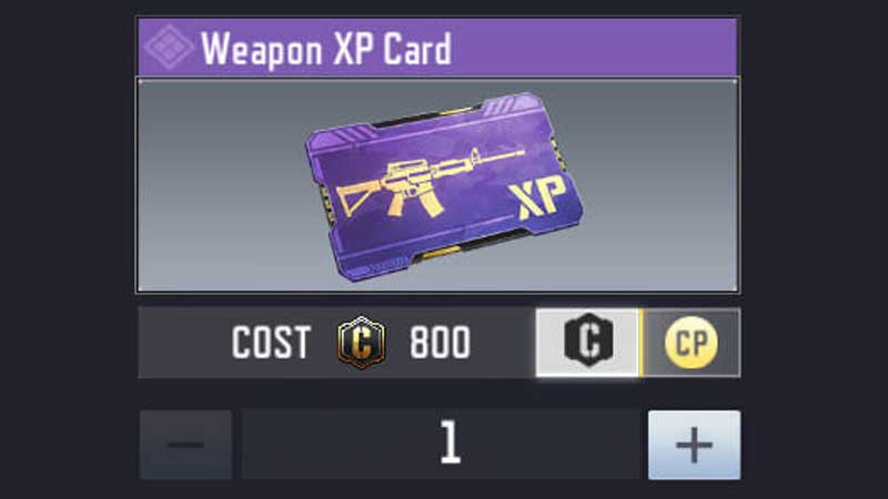 How To Get And Use Weapon XP Cards CODM - Games Adda