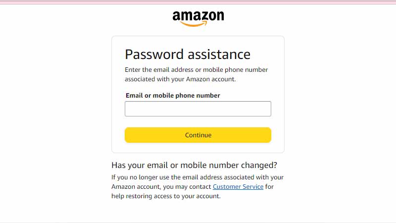 How To Change And Reset Amazon Password - Games Adda